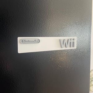 Wii Logo Sign for Wall Display, Shelf Display, or Fridge Magnet - Comes ...