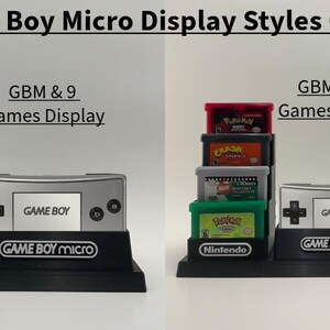 Nintendo Game Boy Micro System Display/stand/holder - DISPLAY ONLY ...