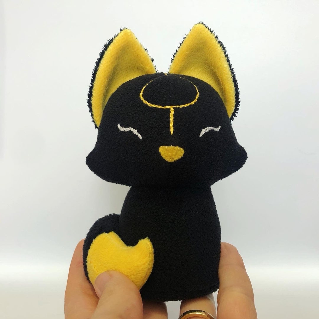 Kitsune Handsewn Upcycled Fox Eco Friendly Soft Toy Art Doll - Etsy