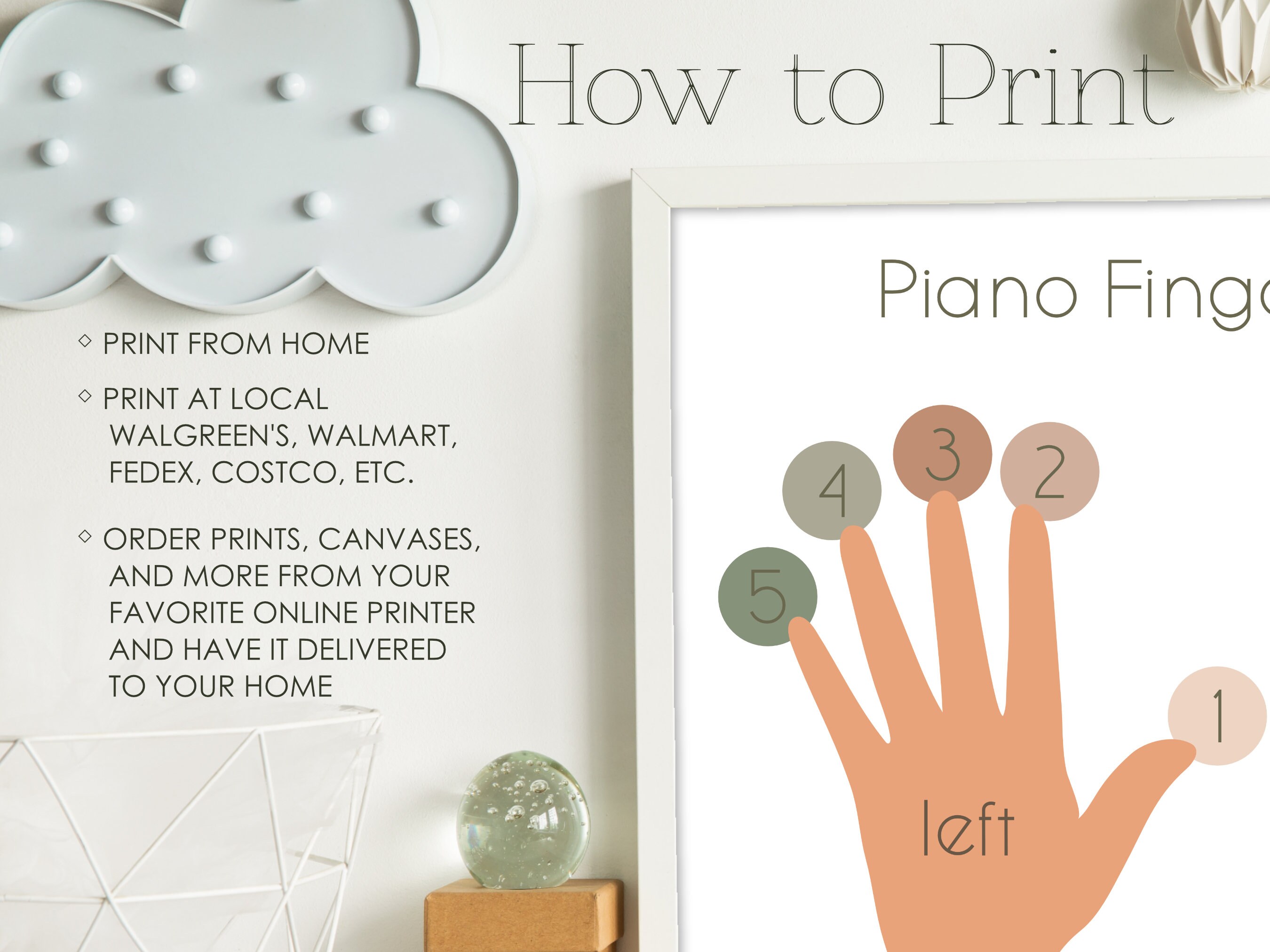 Piano Teaching Tool Visuals, Learning Graphics, Music Lesson Aids Piano ...
