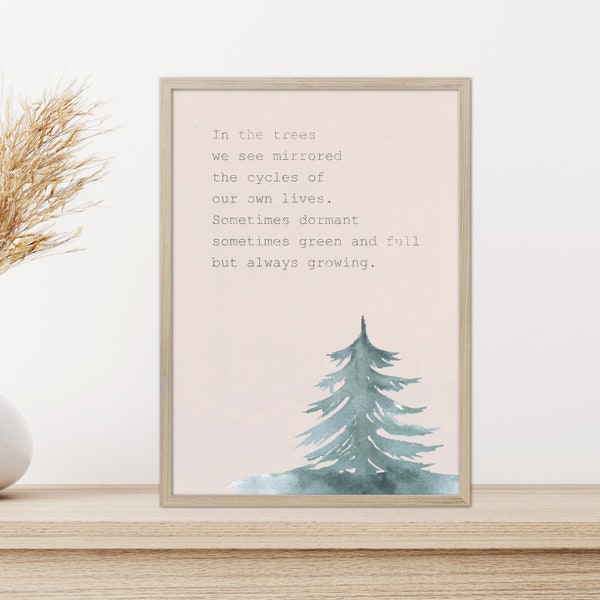 Script Quote Print - Etsy