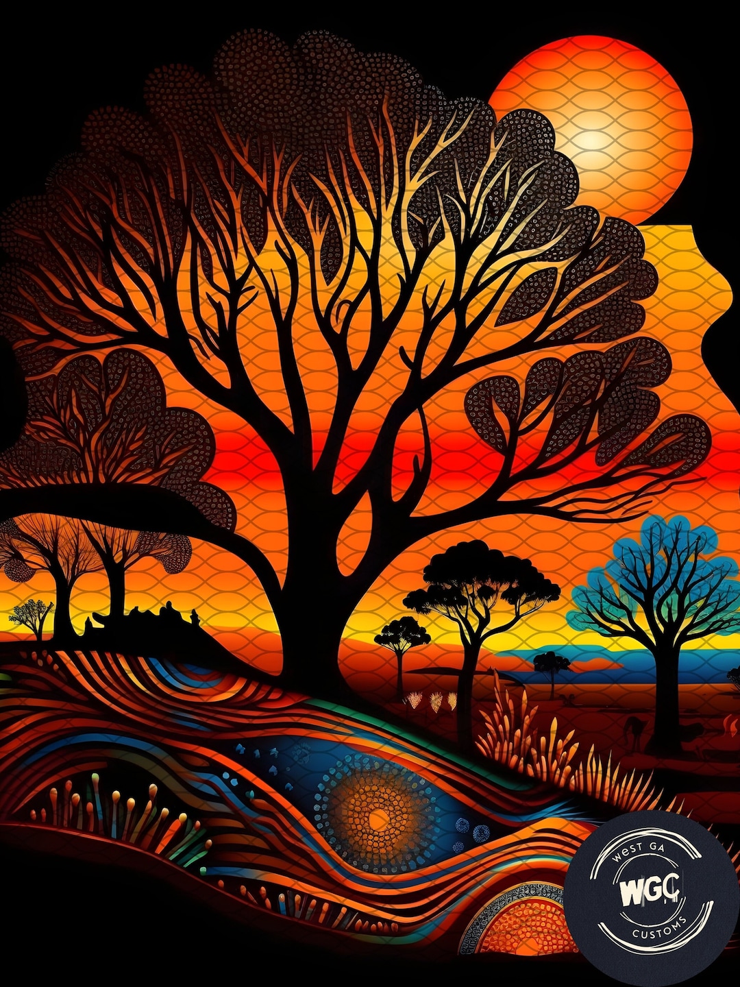 Aboriginal Art, Aboriginal, Australian Art, Aboriginal Print, Digital ...