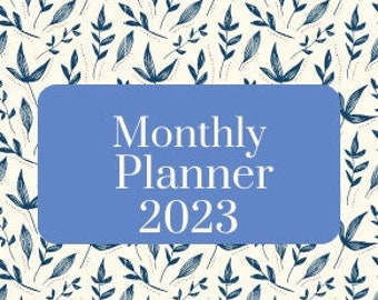 2023 Digital Monthly Planner - Etsy