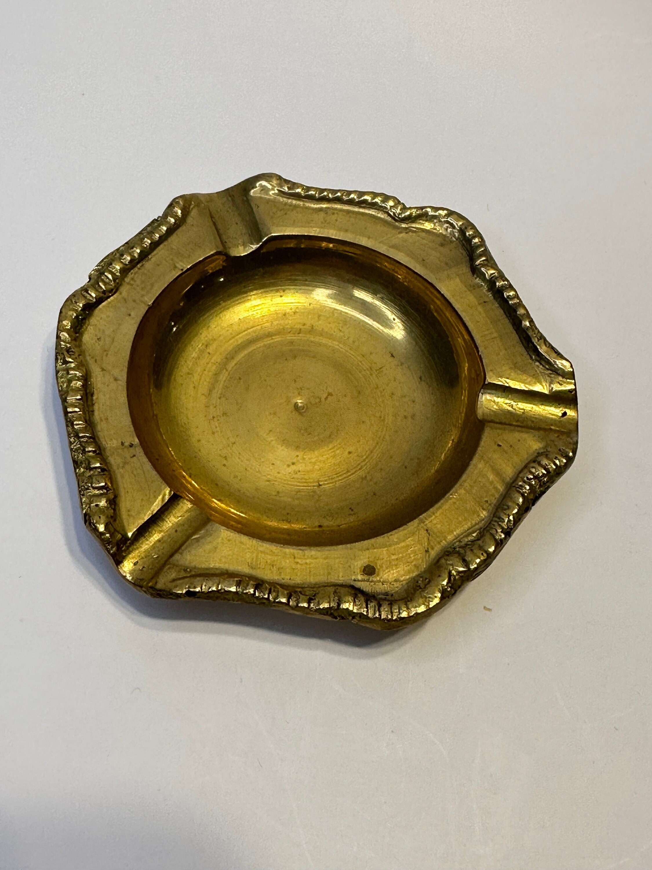 Brass Vintage Made in India Ashtray - Etsy