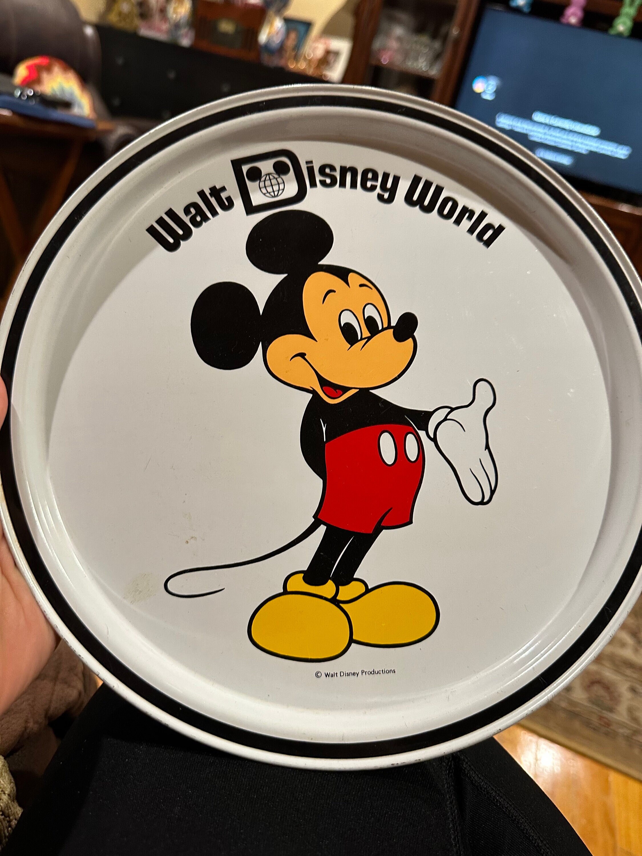Walt Disney Productions Walt Disney World Mickey Mouse Vintage Metal ...