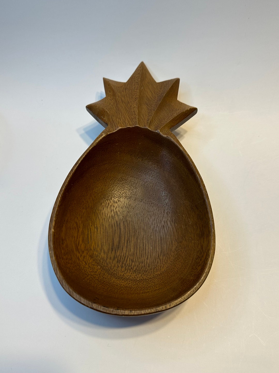 Vintage Genuine Monkey Wood Handcrafted Made in Philippines Pineapple ...