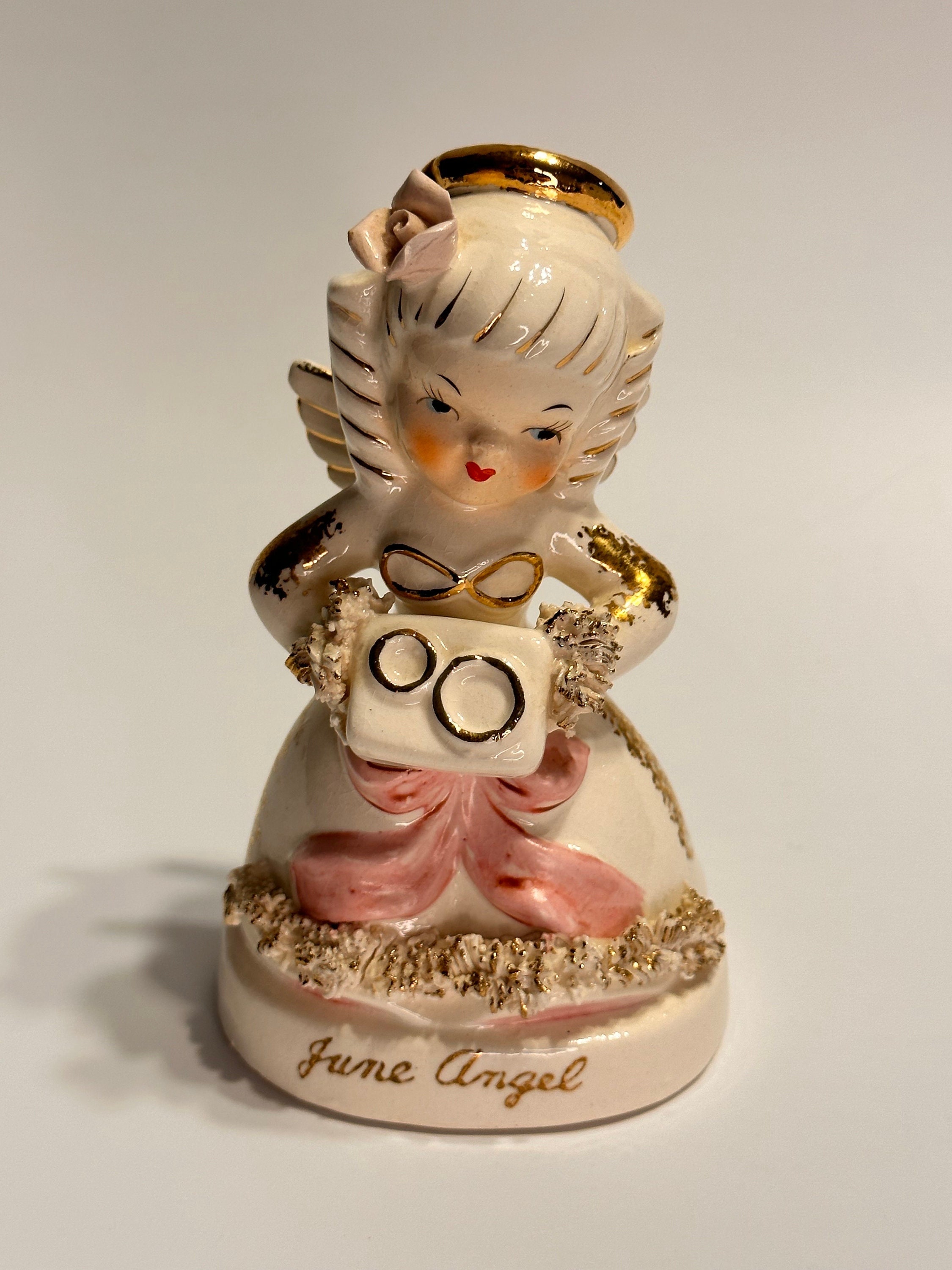 Napco June Angel Made in Japan 1950s Vintage Ceramic Glazed Figurine ...