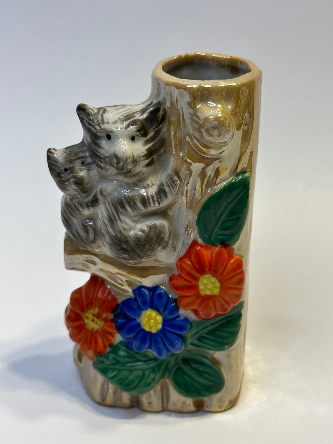 Made in Japan 1950s Vintage Porcelain Koala Glazed Ceramic Polynesian ...