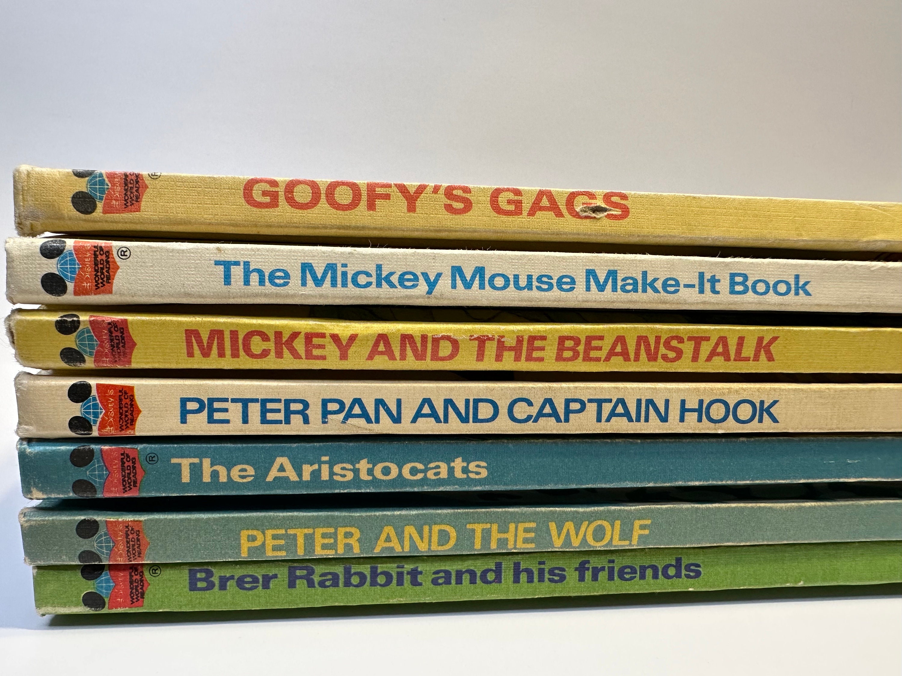 Walt Disney Wonderful World of Reading Books Vintage 1970s - Price is ...