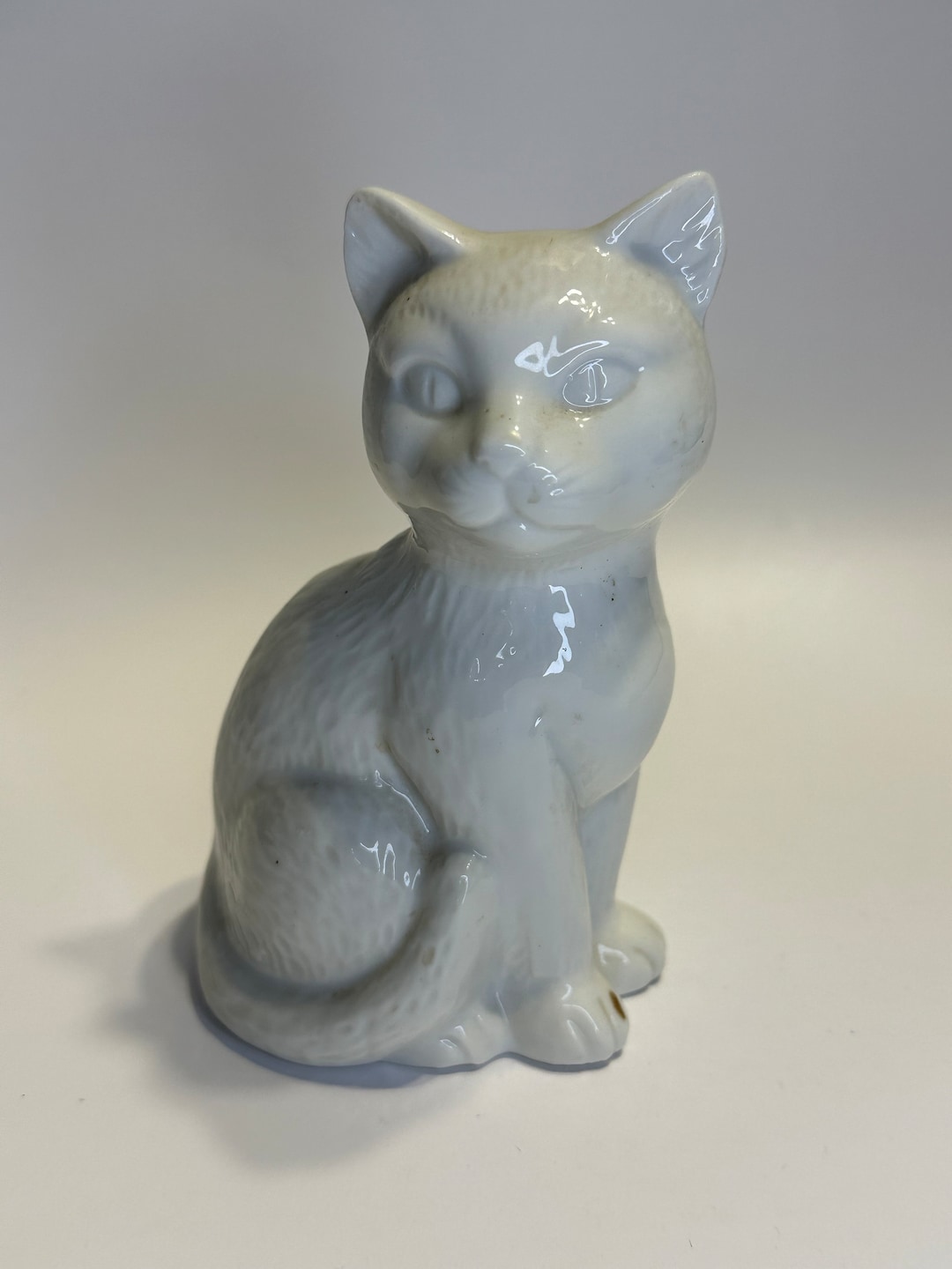 Made in Japan White Ceramic MCM Cat Figurine - Etsy
