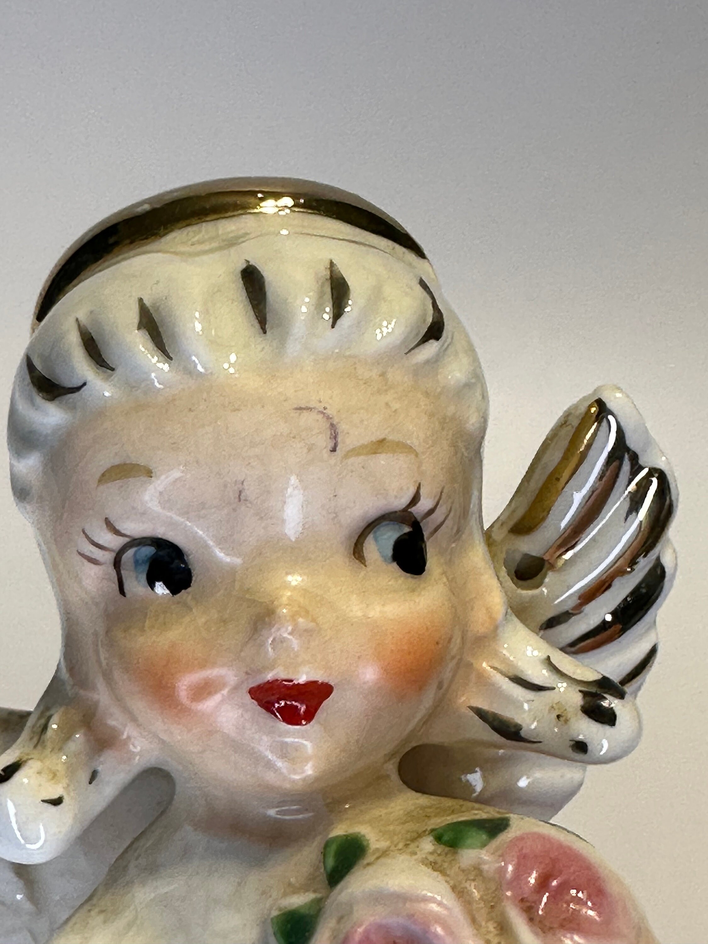Napco May Angel Made in Japan 1950s Vintage Ceramic Glazed - Etsy