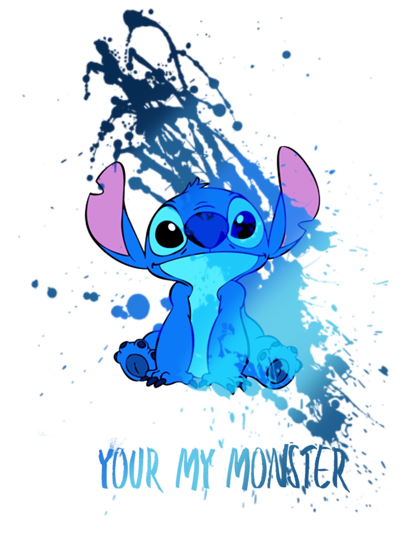 Lilo and Stitch Wallpaper Stitch for Partner or Child - Etsy Australia