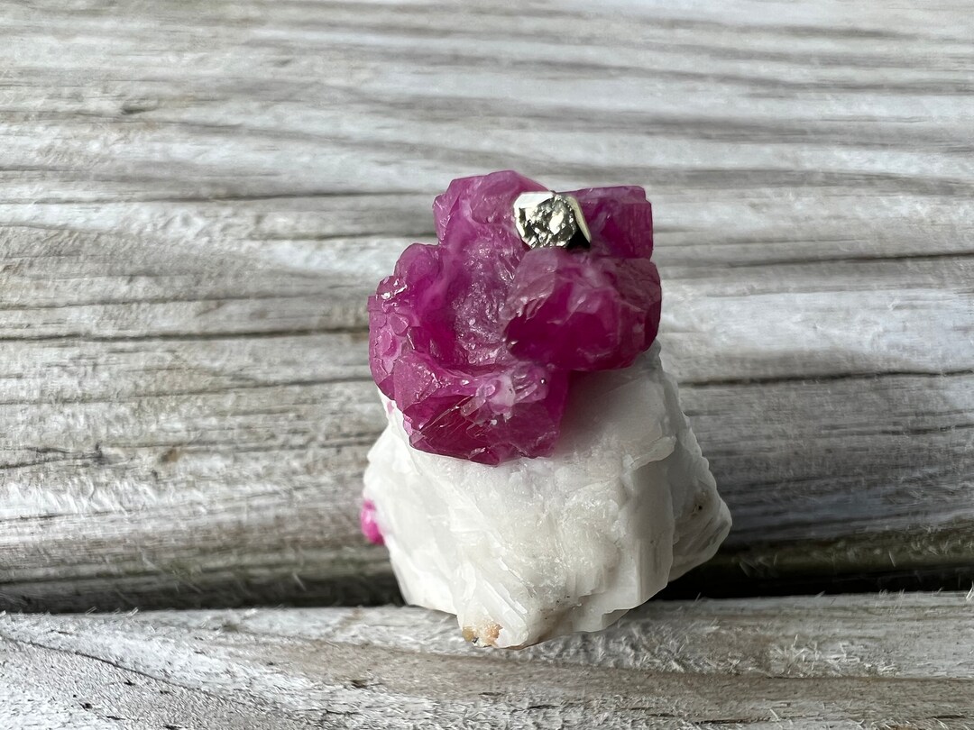 Ruby (rose) With Pyrite - Etsy