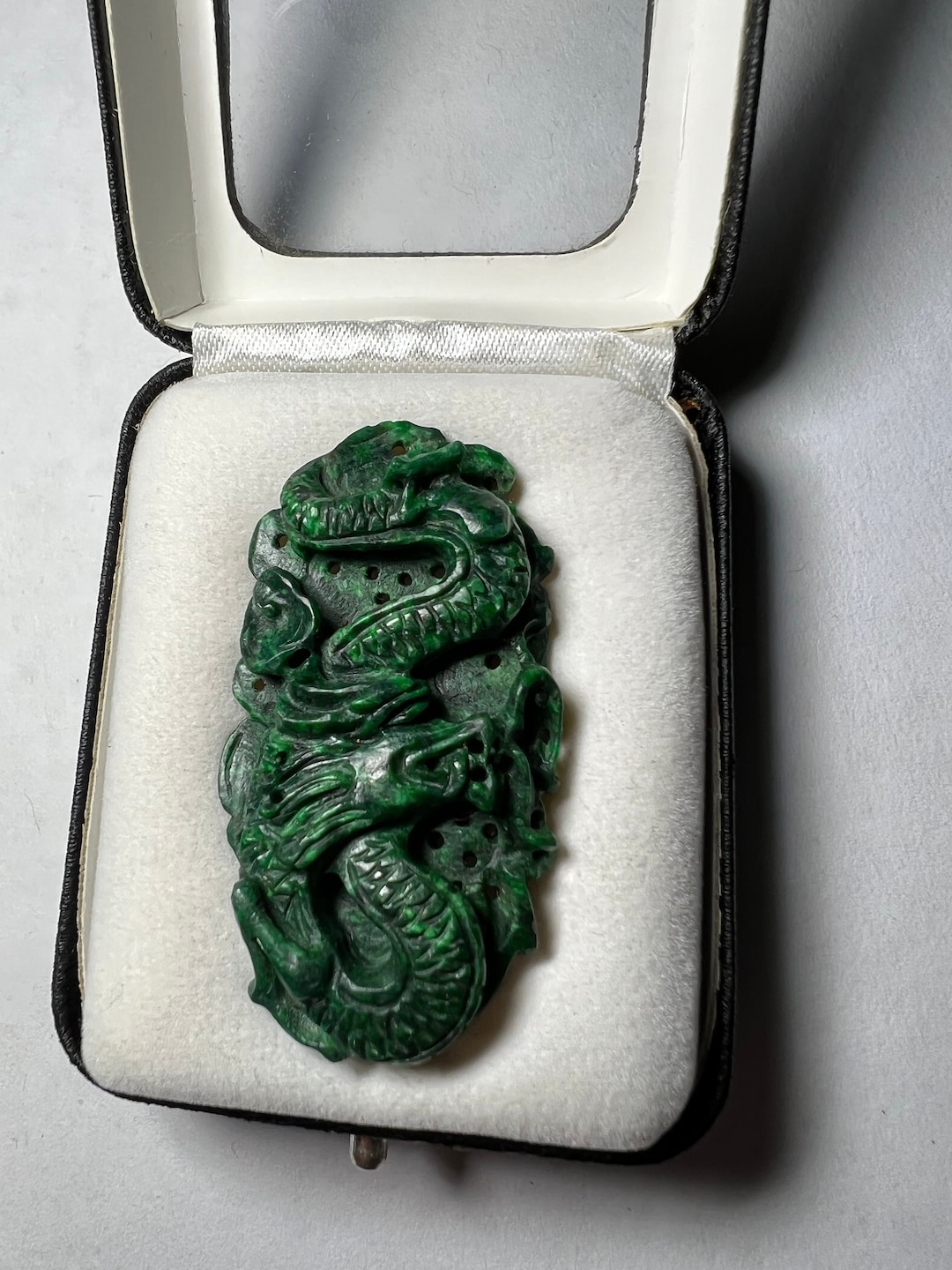 Jade Dragon Pendant - Etsy