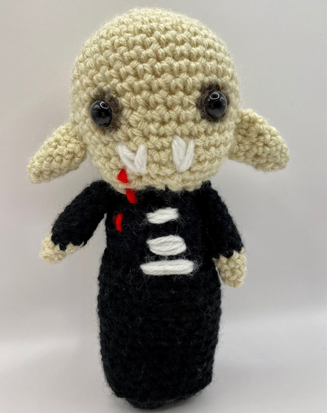 Nosferatu Vampire Plush Amigurumi Gothic Plushie Goth Decor - Etsy