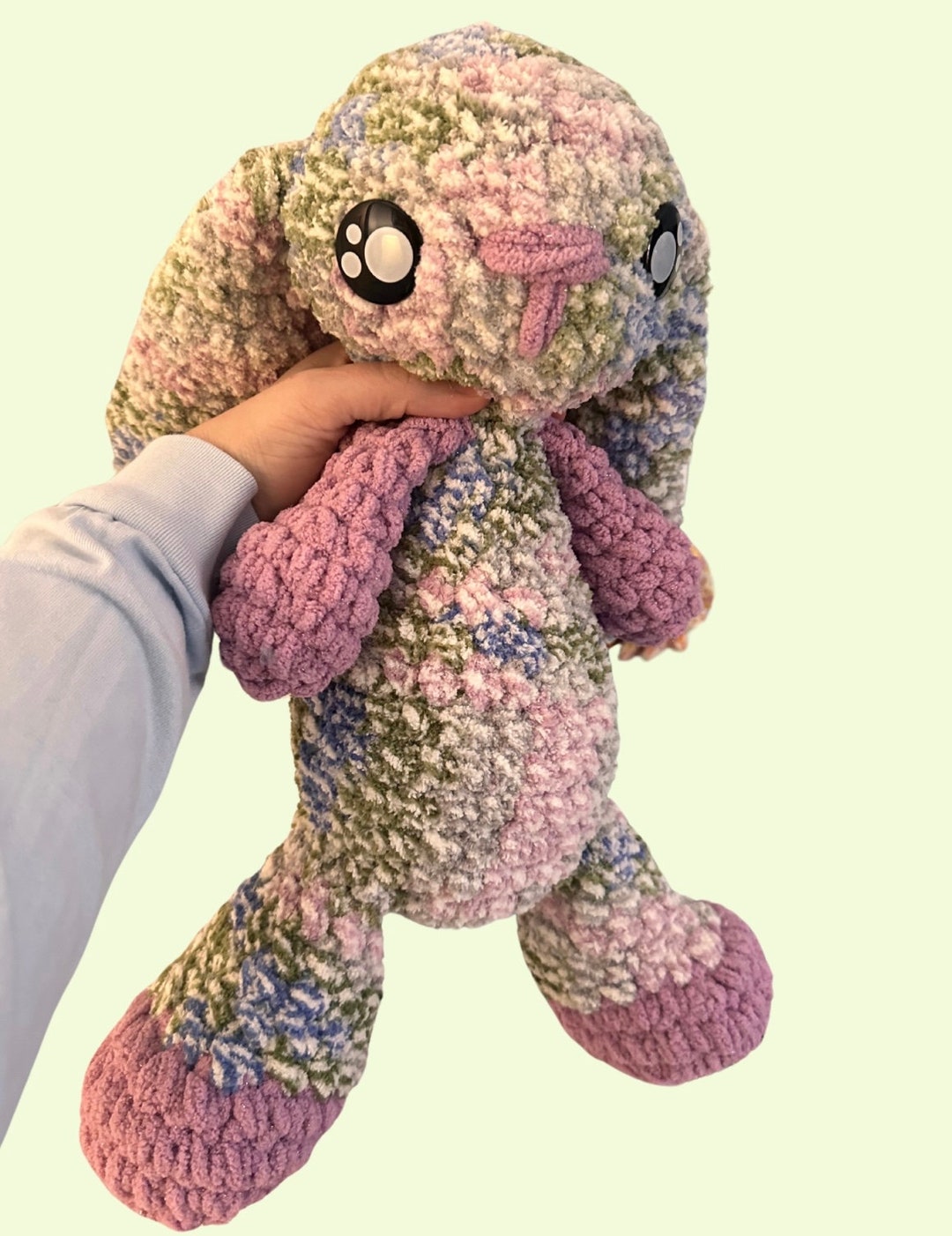 Snuggle Bunny Crochet Cuddler Crochet Plushie Amigurumi Kids Easter ...