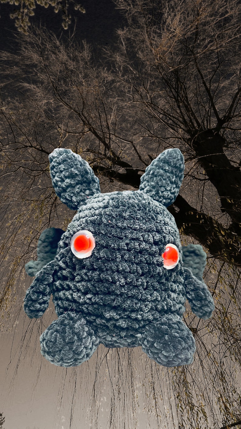 Mothman Plush Chibi Amigurumi Made to Order - Etsy