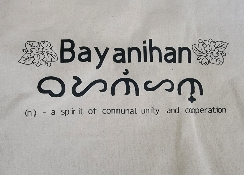 Bayanihan Spirit of Unity Tote/canvas Bag - Etsy