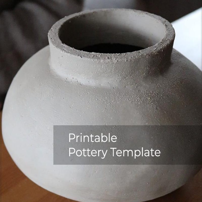 Pottery Templates - Etsy