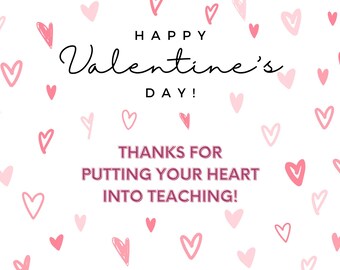 Valentine's Day Themed Google Slides Templates February Digital Teacher ...