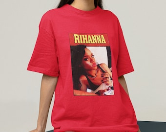 Rihanna 90s Retro Rap Tee Bootleg Rap Tee Vintage 90s Rap Tee Graphic ...