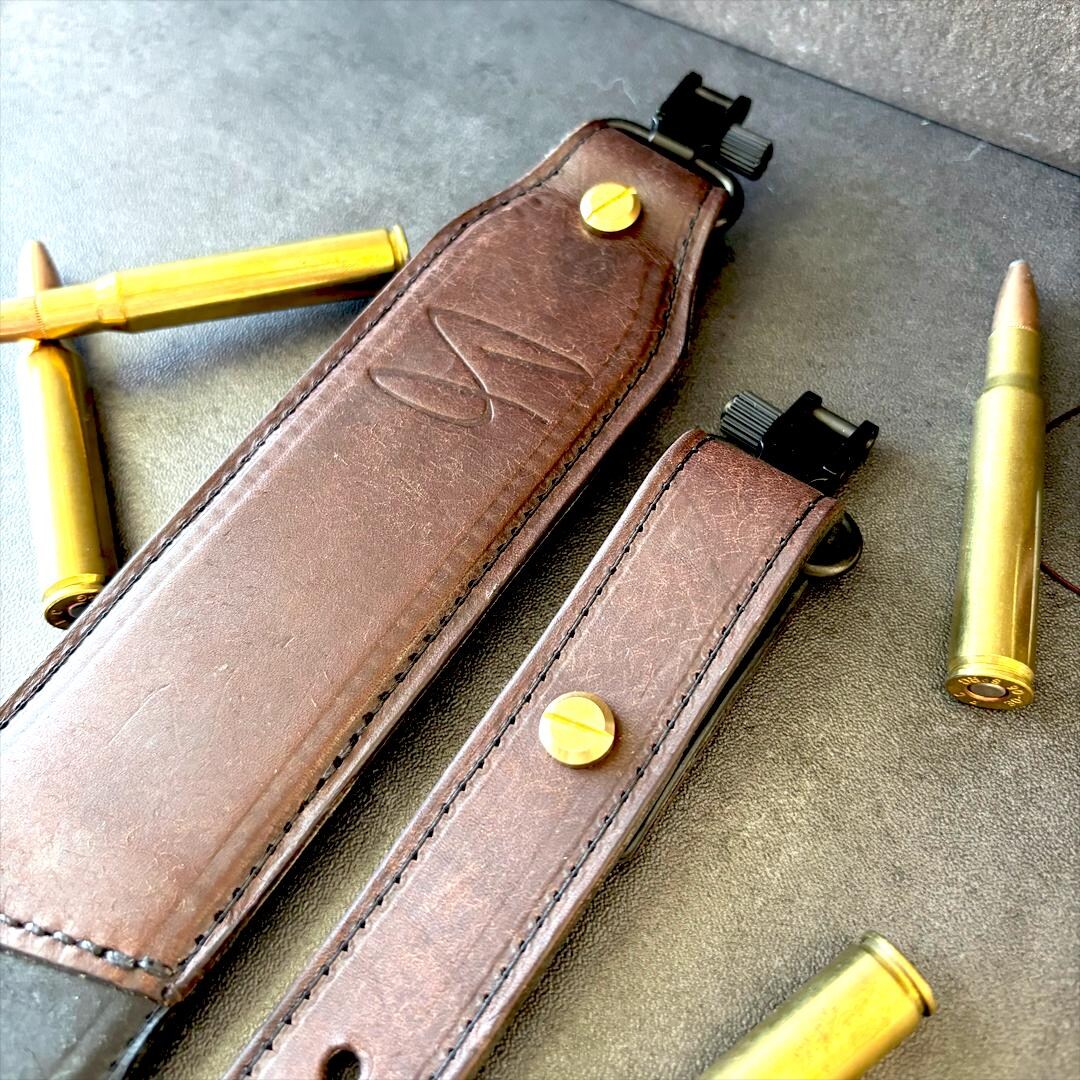 Walnut Brown Leather Gun Strap - Etsy