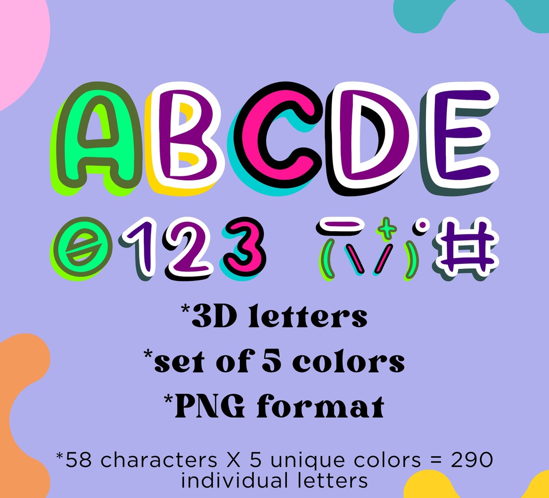 Alpha Doodle Set Roses 5 Complete Setsprint Alpha Doodle - Etsy