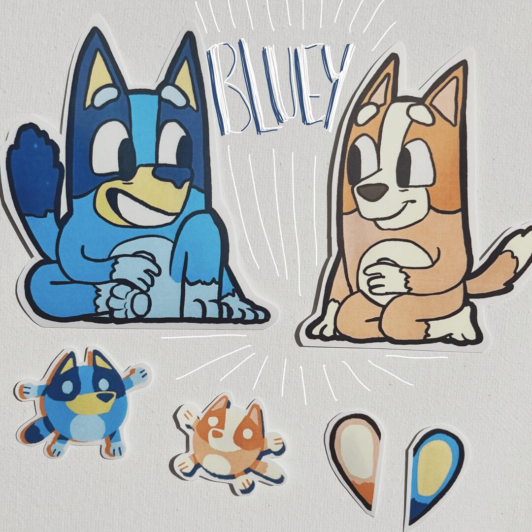 Bluey Sticker Bundle - Etsy