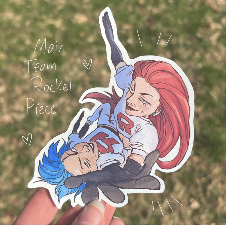 Team Rocket Sticker Bundle - Etsy