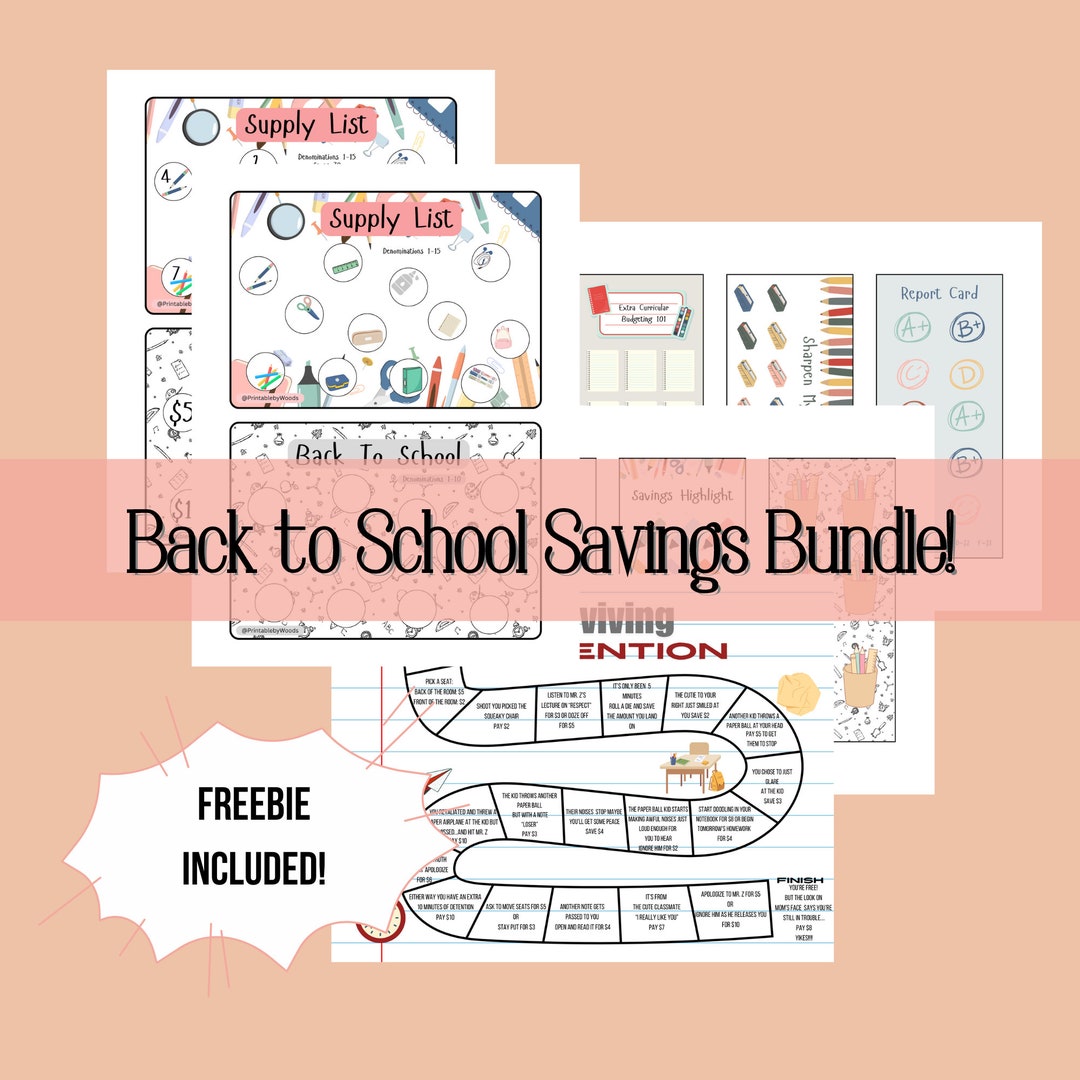 Back to School Saving Bundle Minis, Scratch Offs, and More Digital ...