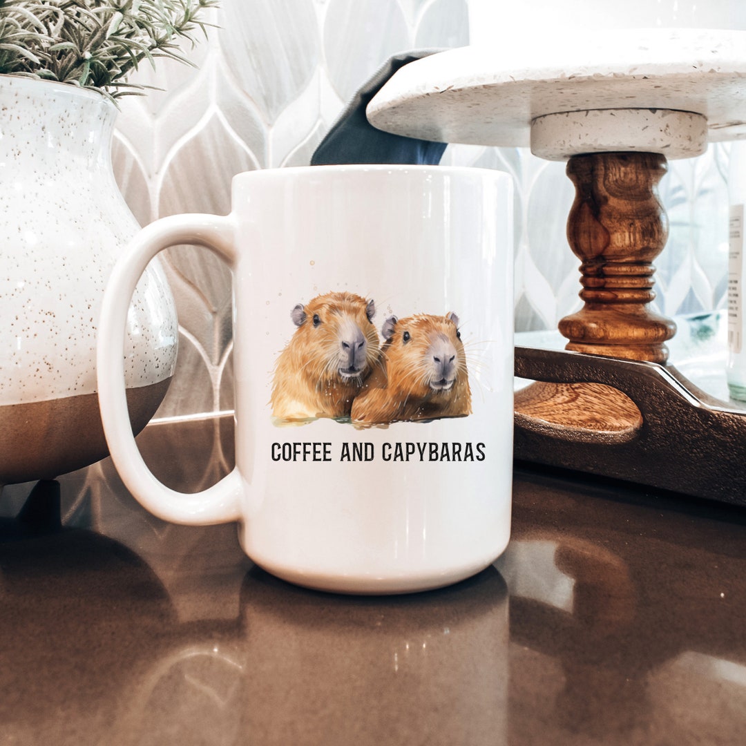 Capybara Mug, Gift for Capybara Lover, Cute Capybara Gift, Capybara ...