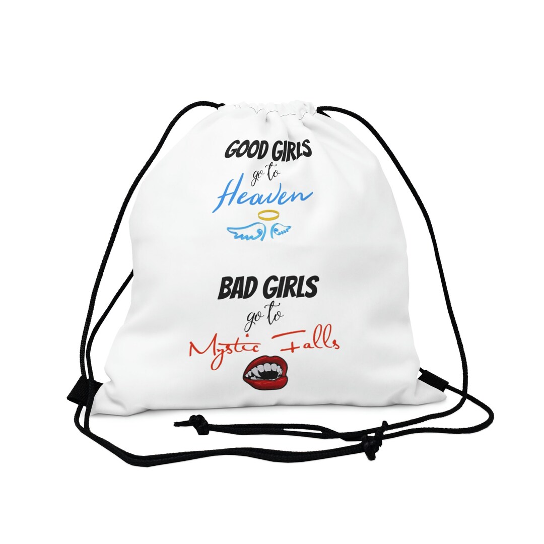 Good Girls & Bad Girls Outdoor Drawstring Bag - Etsy