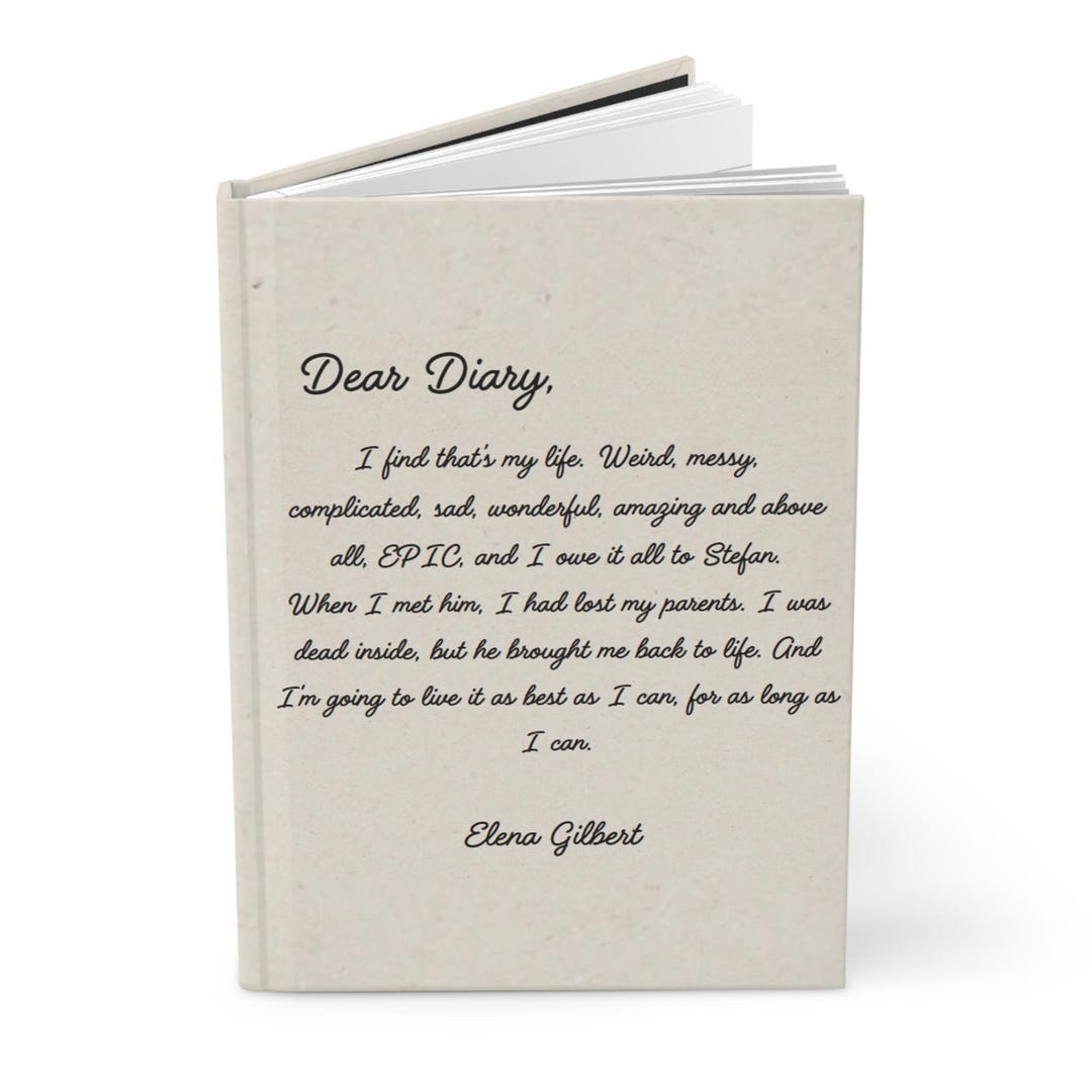 Elena Gilbert - Dear Diary Journal - Etsy