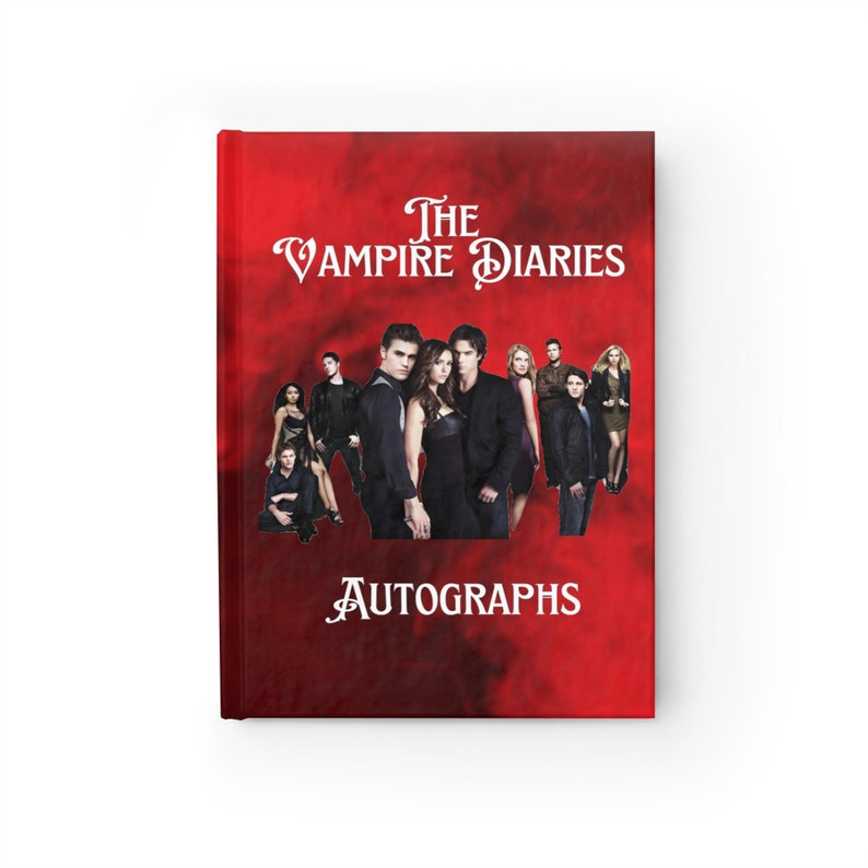 The Vampire Diaries Autograph Journal - Etsy