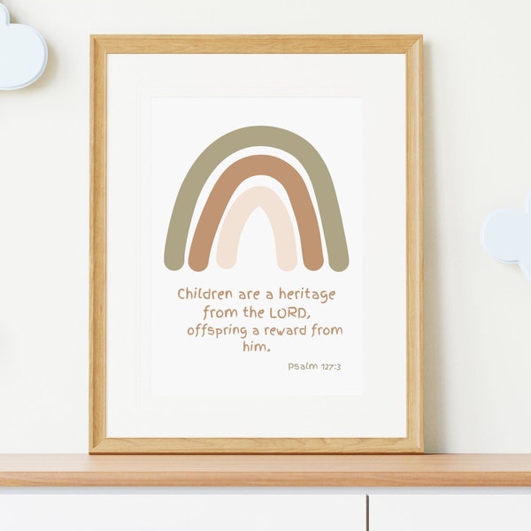 Christian Children Wall Art - Etsy