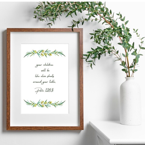 Psalm 128 - Etsy
