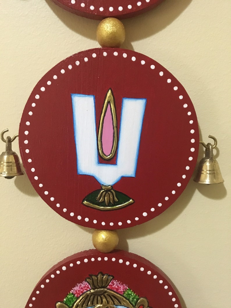 Tanjore Shanku Chakra Namam - Etsy