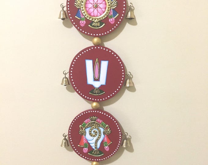 Tanjore Shanku Chakra Namam - Etsy