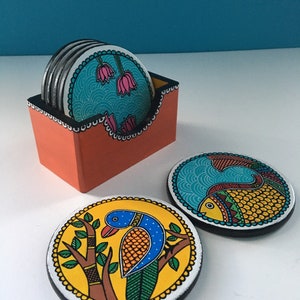 Hand Painted Coasters - Etsy
