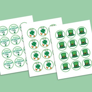 St. Patrick's Day Cupcake Toppers | Instant Download | Cupcake Topper ...