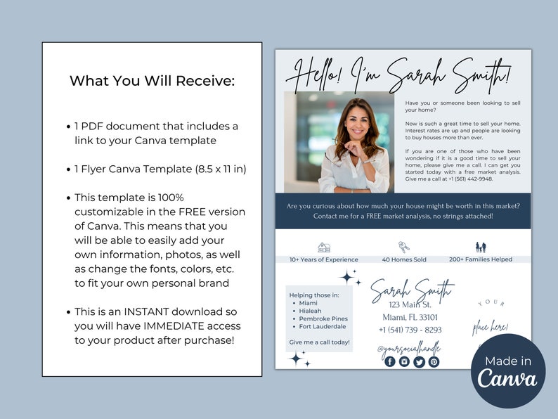 Real Estate Prospecting Flyer Luxury Real Estate Flyer Real Estate ...