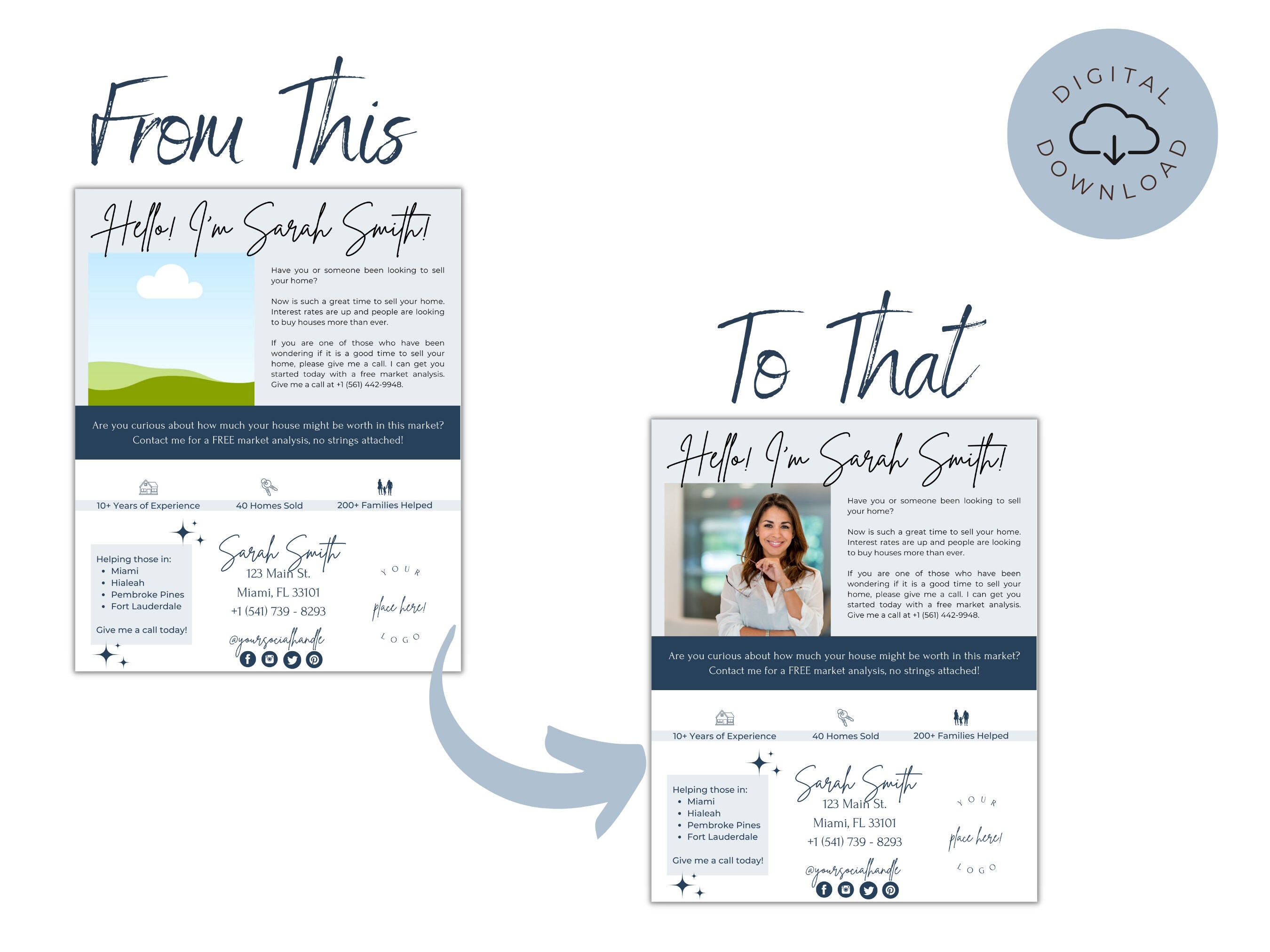 Real Estate Prospecting Flyer | Luxury Real Estate Flyer | Real Estate ...