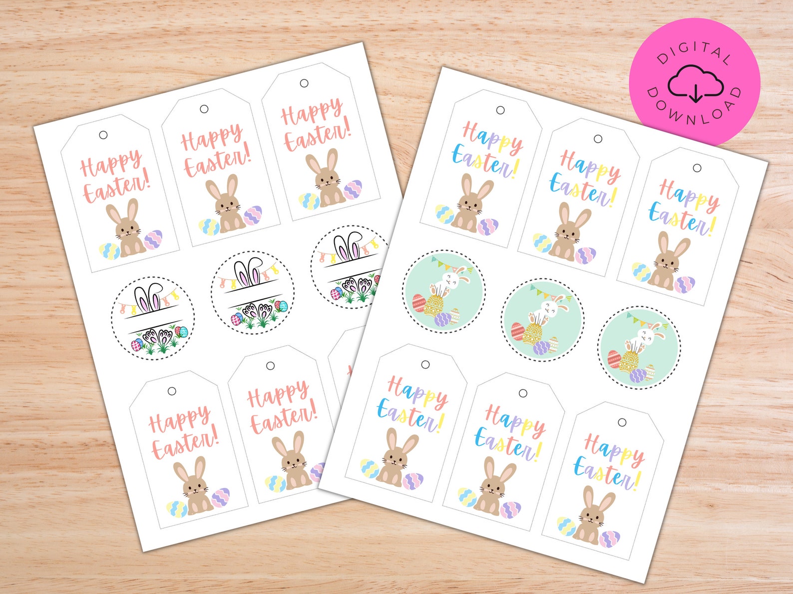 Easter Basket Tag | Printable Easter Gift Tag | Printable Easter ...