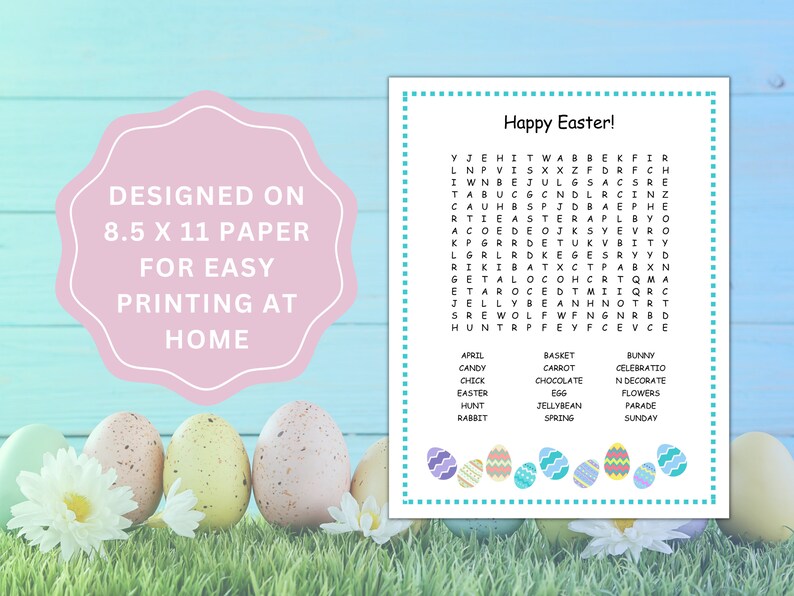 Easter Word Search | Easter Games | Easter Word Game | Printable Kids ...