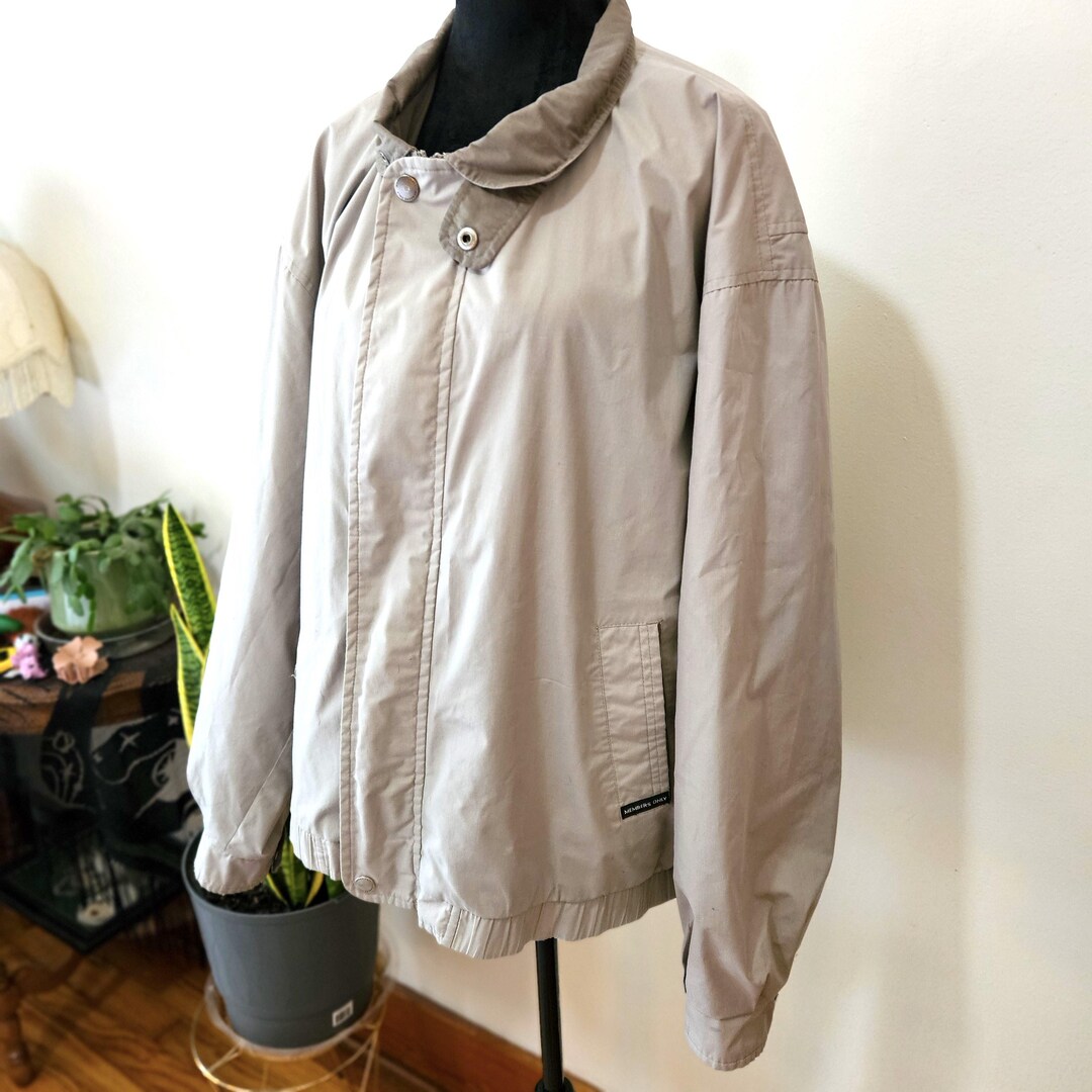 Vintage 1980s Members Only Beige Jacket - Men's Large - Some Tears - Etsy