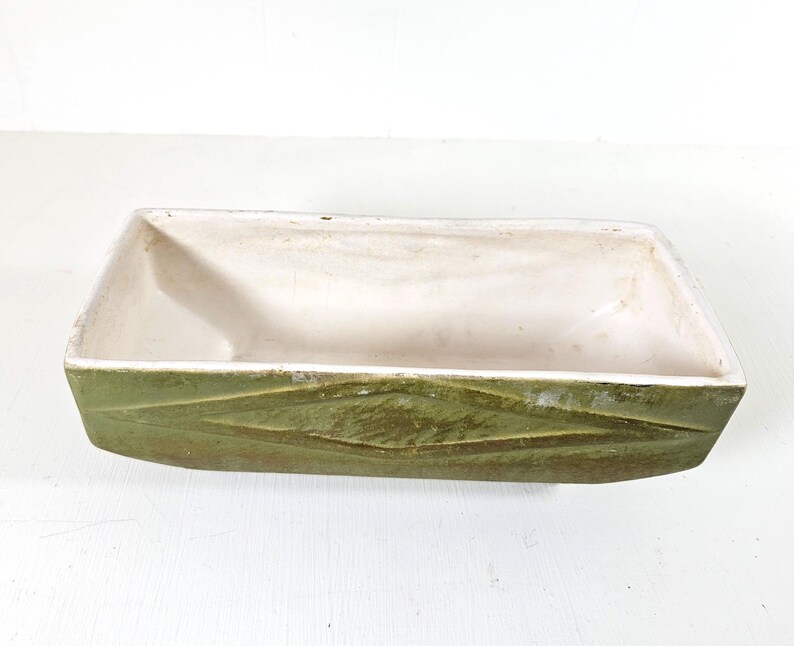 Vintage Mid-century Modern Mccoy Art Pottery Green Tonecraft ...