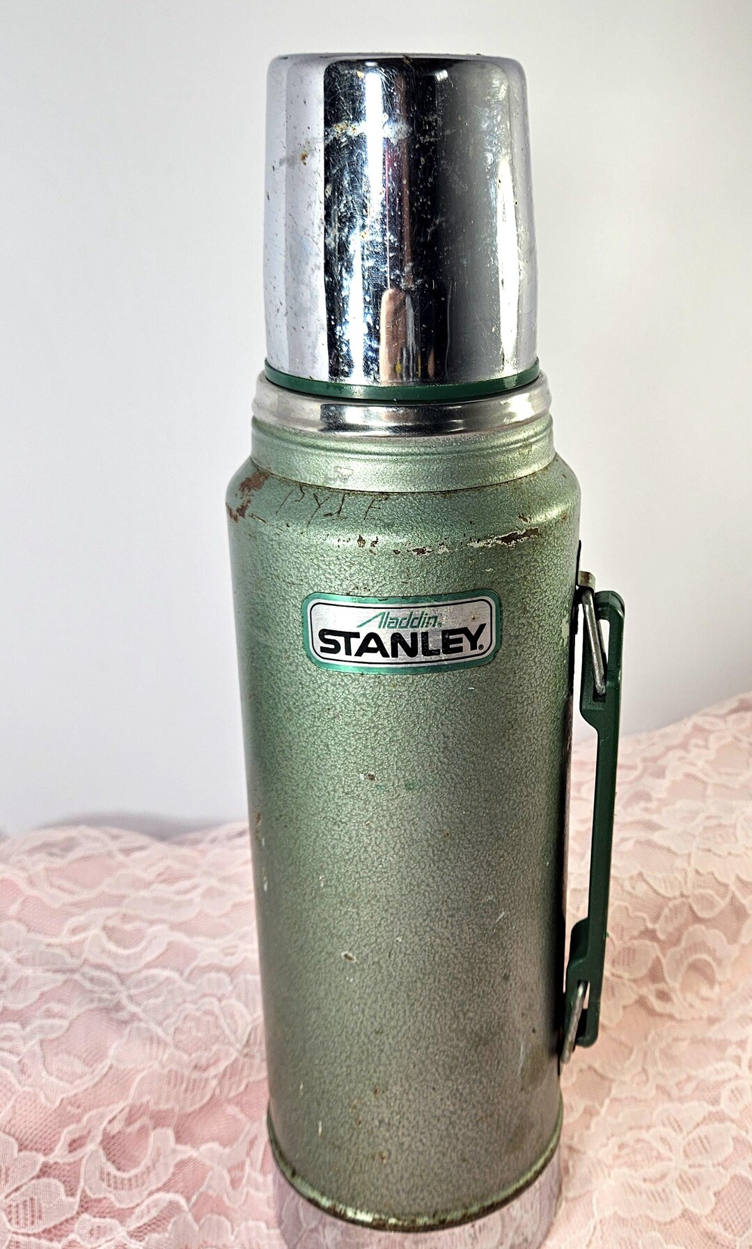 Vintage Stanley Stainless Steel Thermos – Aladdin Half Gallon – Made in ...
