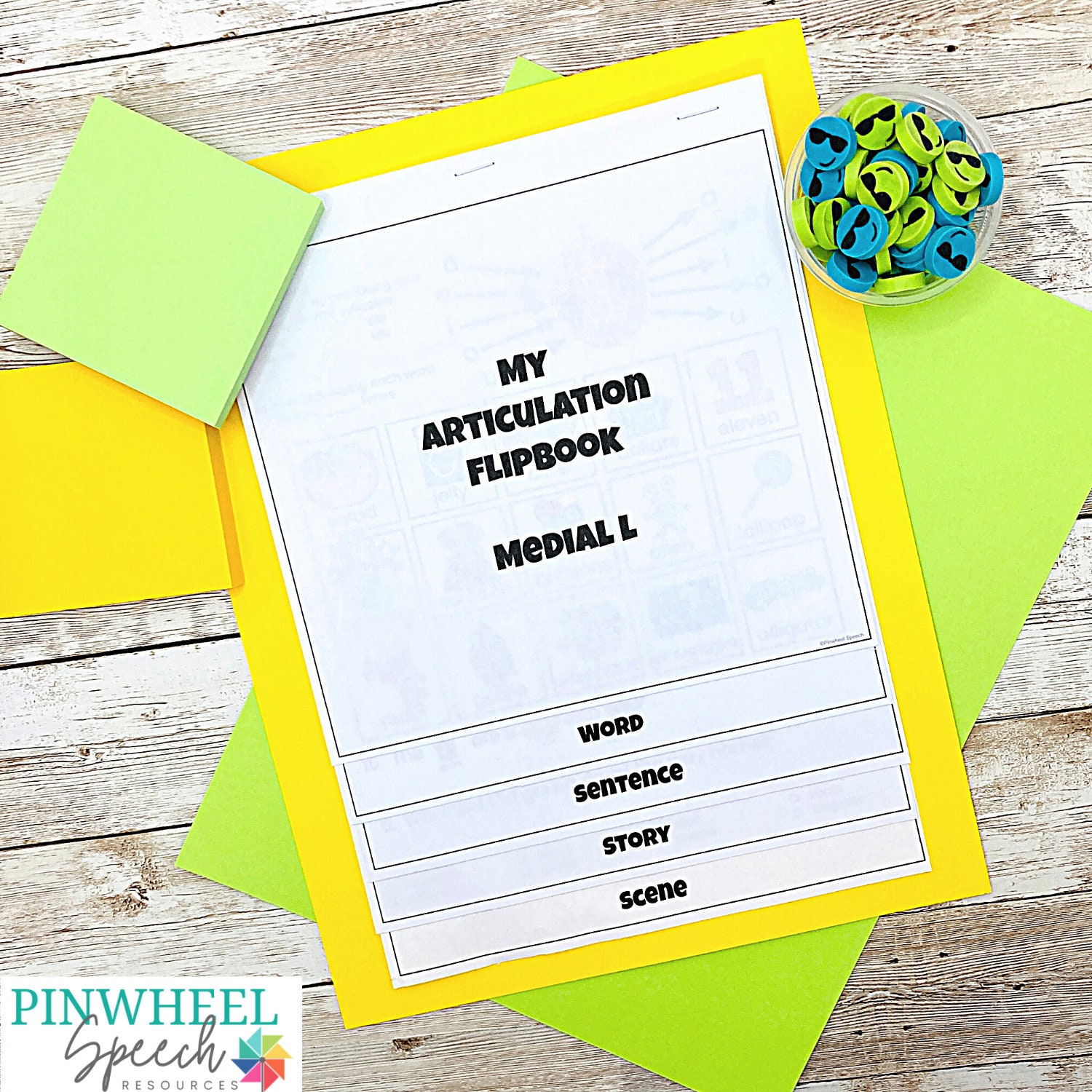 L and L Blends Articulation Flip Books Printable Speech Therapy ...