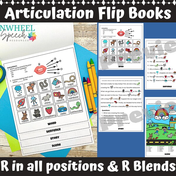 Busy Picture Scenes for Speech Therapy Printable Speech Language ...