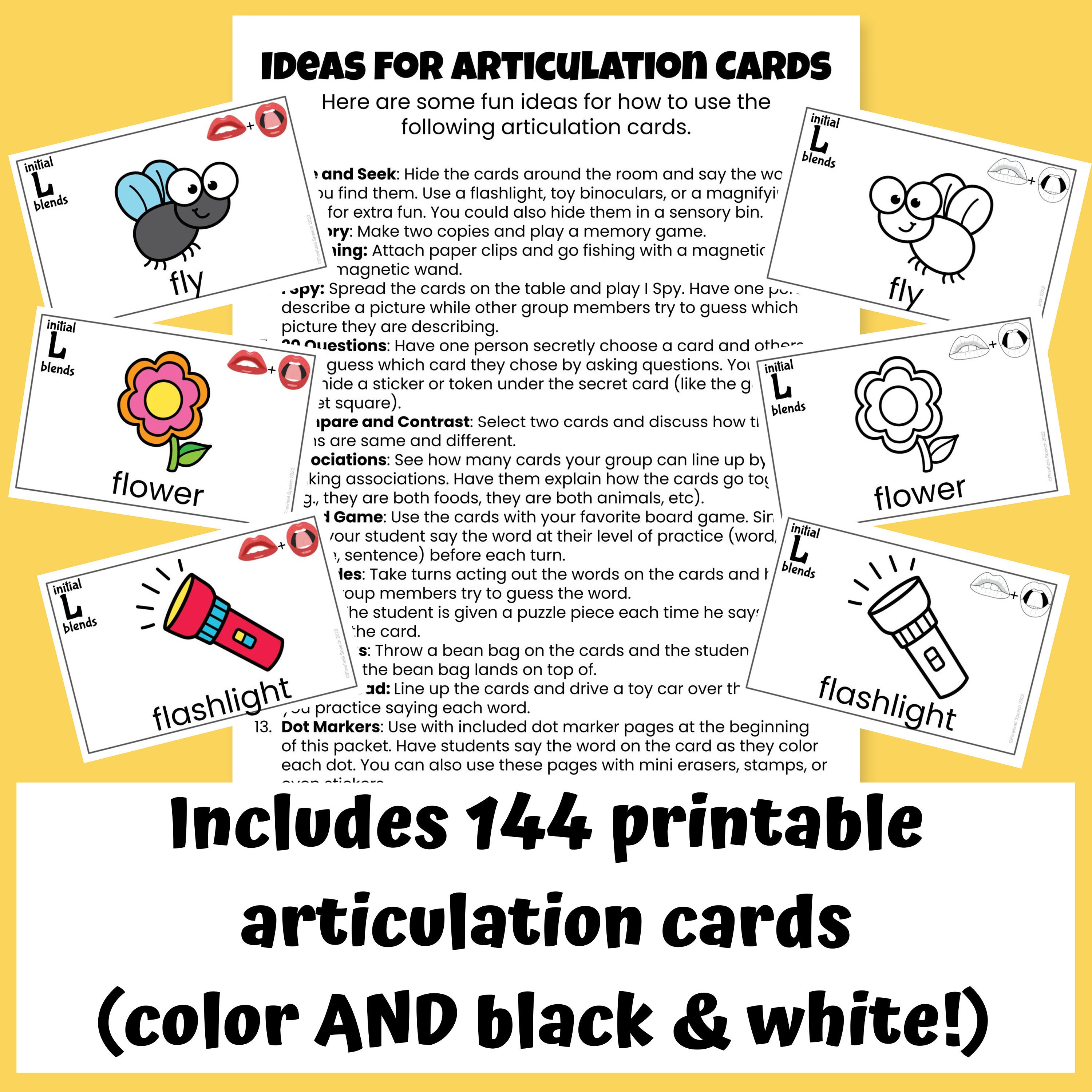 Articulation Worksheets For L Blends Articulation: L Blends Sentence